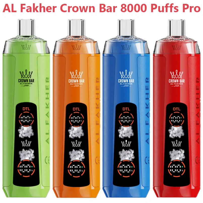 AL Fakher Crown Bar Pro 8000 Puffs 8K Crystal Vape Exclusive